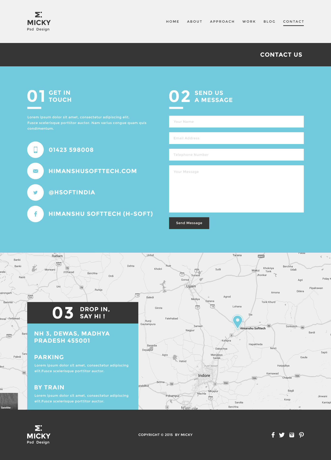 MICKY CREATIVE PSD TEMPLATE by kamleshyadav | ThemeForest